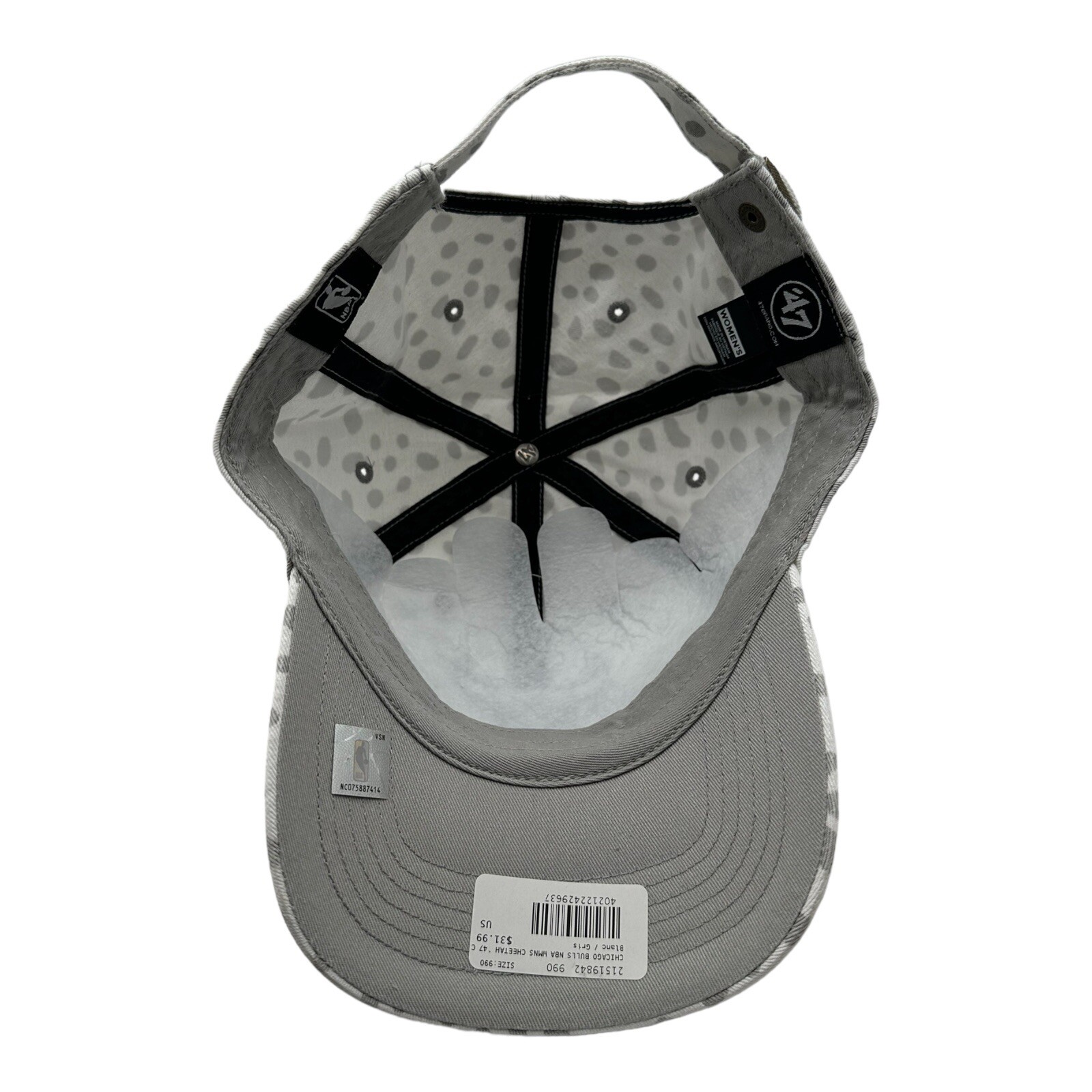 '47 Brand Clean Up Chicago Bulls NBA Cheetah Leopard Print Hat Cap ...