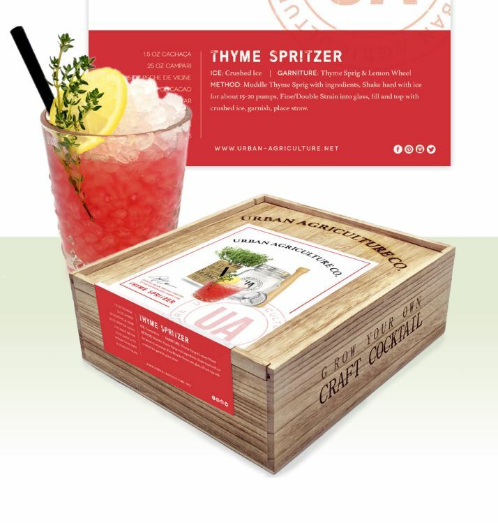 Urban Agriculture - Grow Your Own Craft Cocktail - Thyme Spritzer | eBay