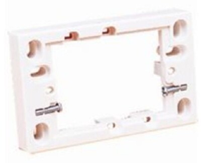 2x HPM SURFACE MOUNTING BLOCKS 1-Outlet Horizontal & Vertical BLACK ...