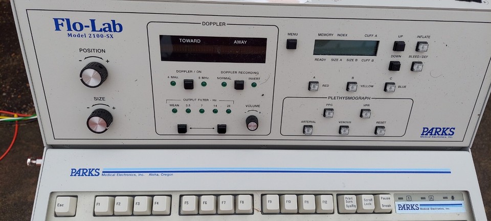 PARKS Medical Electronics FLO-LAB 2100-SX2 Doppler Waveform Analyzer ...
