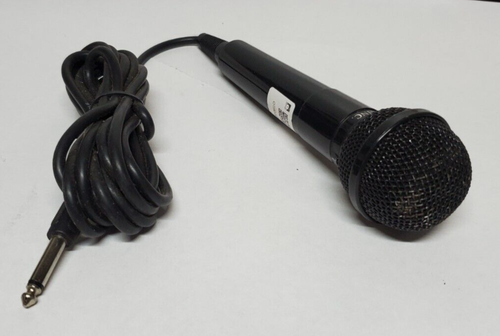 Singing Machine Wired Unidirectional Dynamic Karaoke Microphone - Black ...