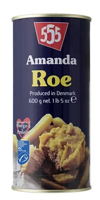 3 x 600g Amanda Pressed Tinned Roe Tin as Served in Fish n Chip Shops ...