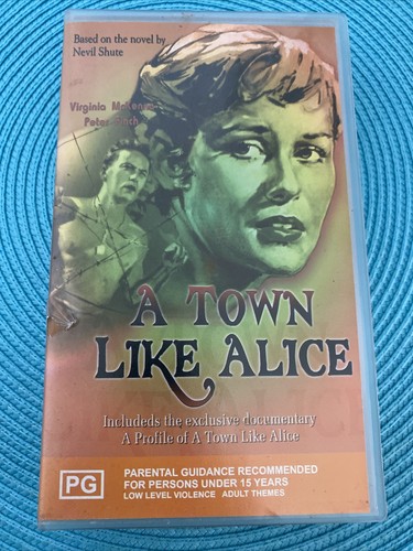 A Town Like Alice VHS - Virginia McKenna, Peter Finch, Marie Lohr Video ...