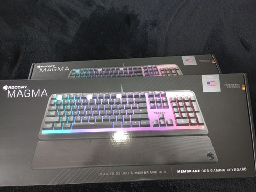 ROCCAT Magma Gaming Keyboard with Fully Illuminated RGB Top Plate ...