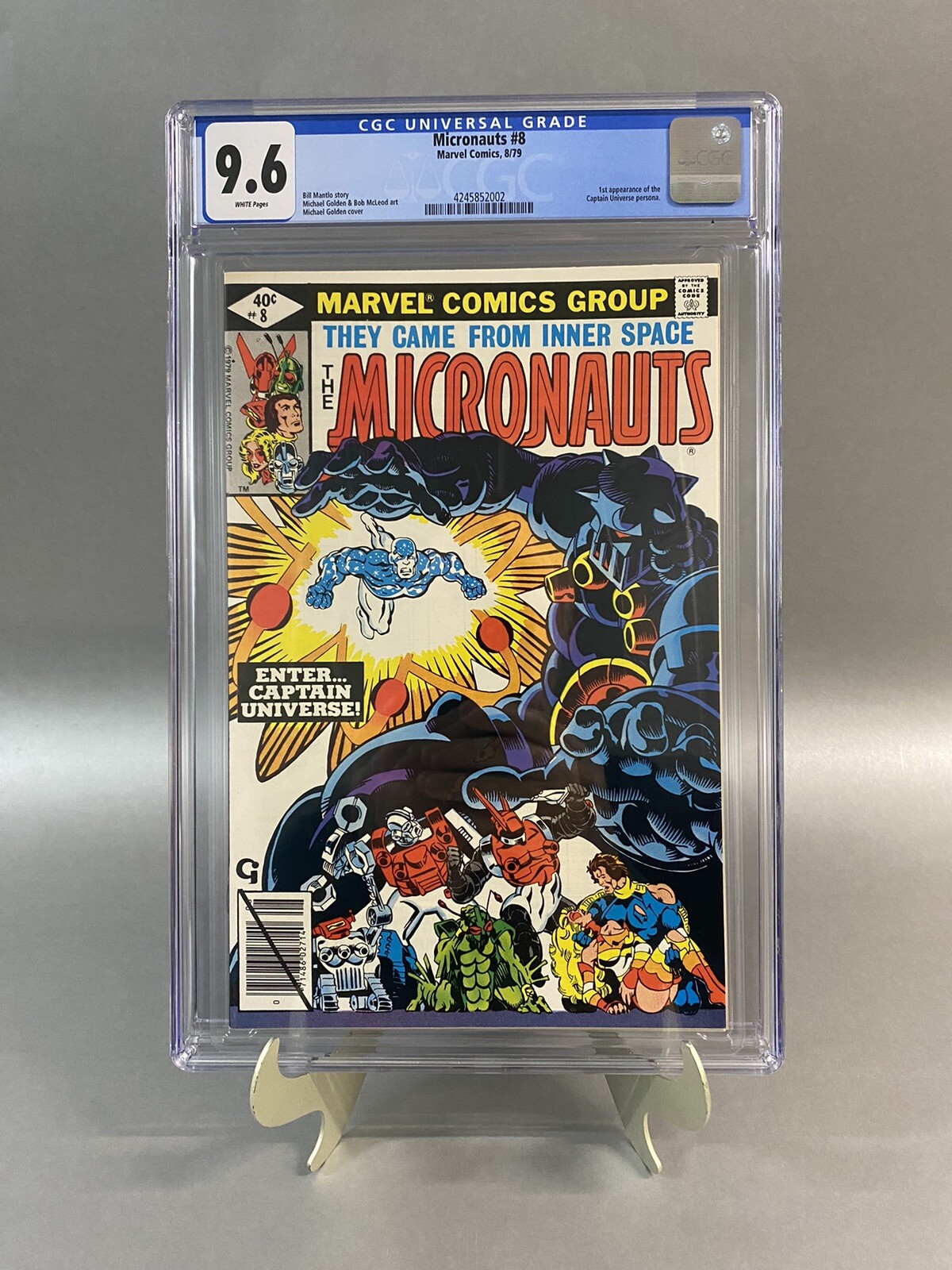 Micronauts #8 CGC 9.6 (NM+) 1st App Captain Universe Marvel 1979 NEWLY ...