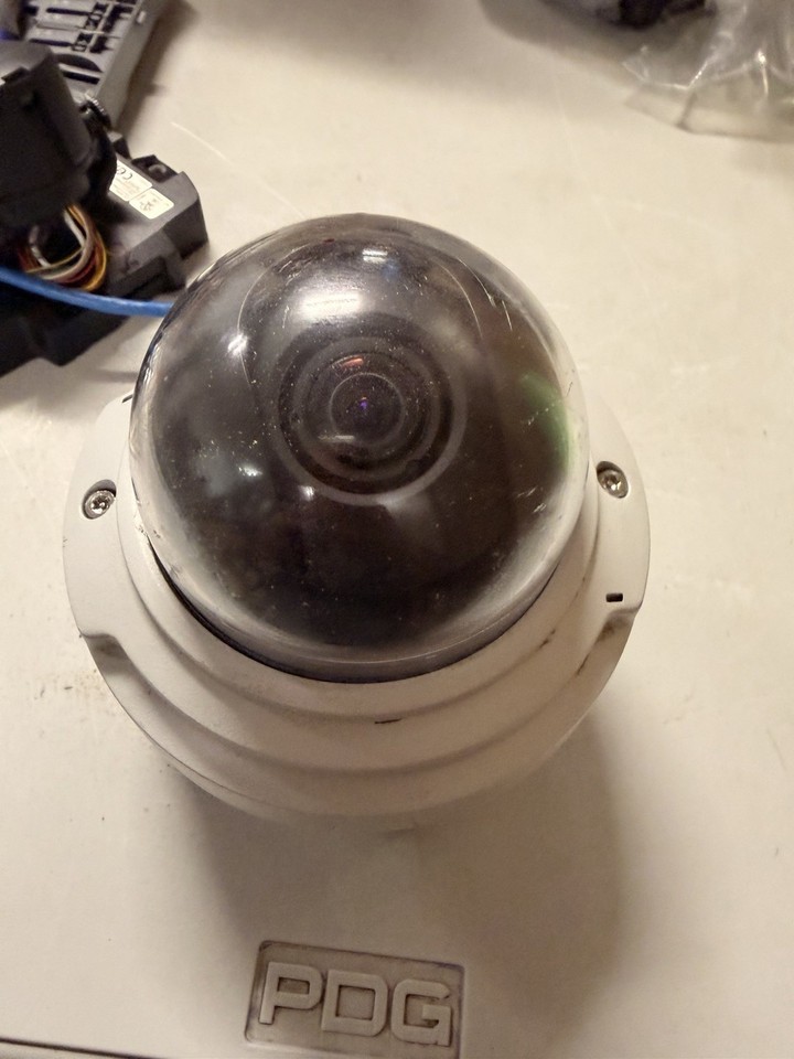 Axis P3367-V 5MP IP Dome Camera PoE 🌐 Tested – Scratched Dome w/ Mount ...