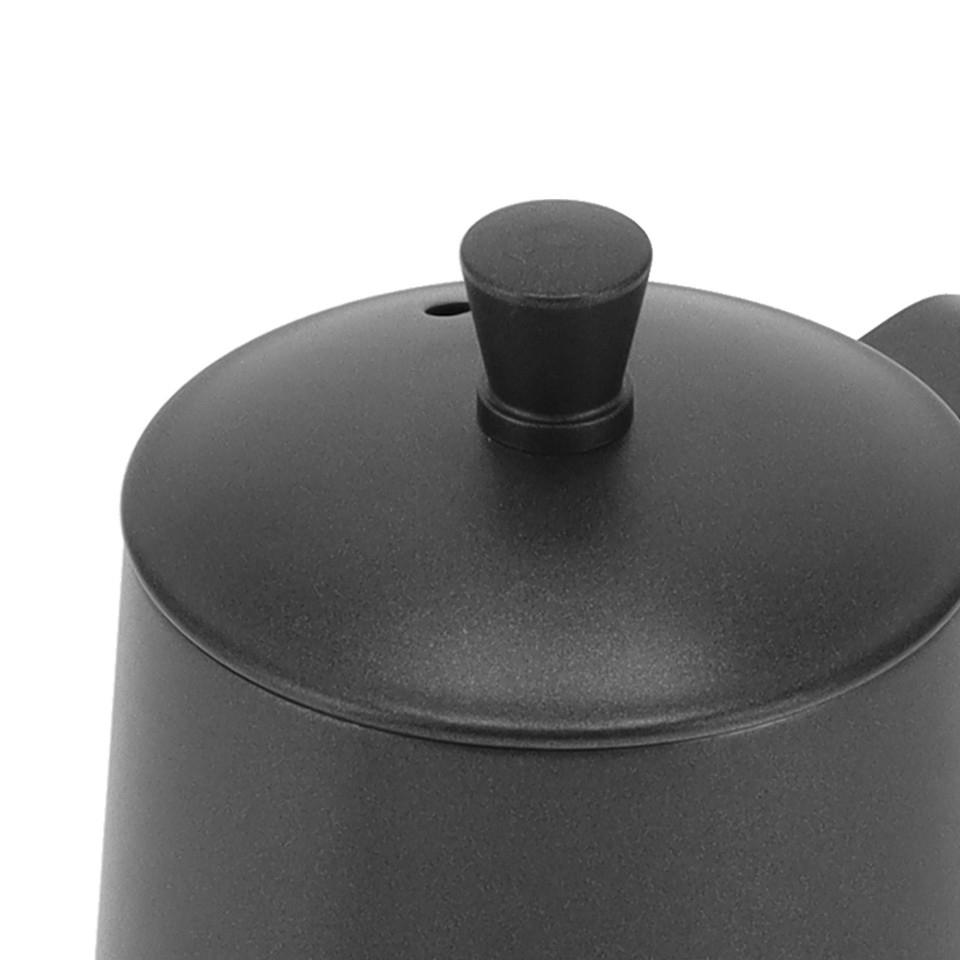 Black 350ml Gooseneck Coffee Kettle 304 Stainless Steel Long Spout Tea ...