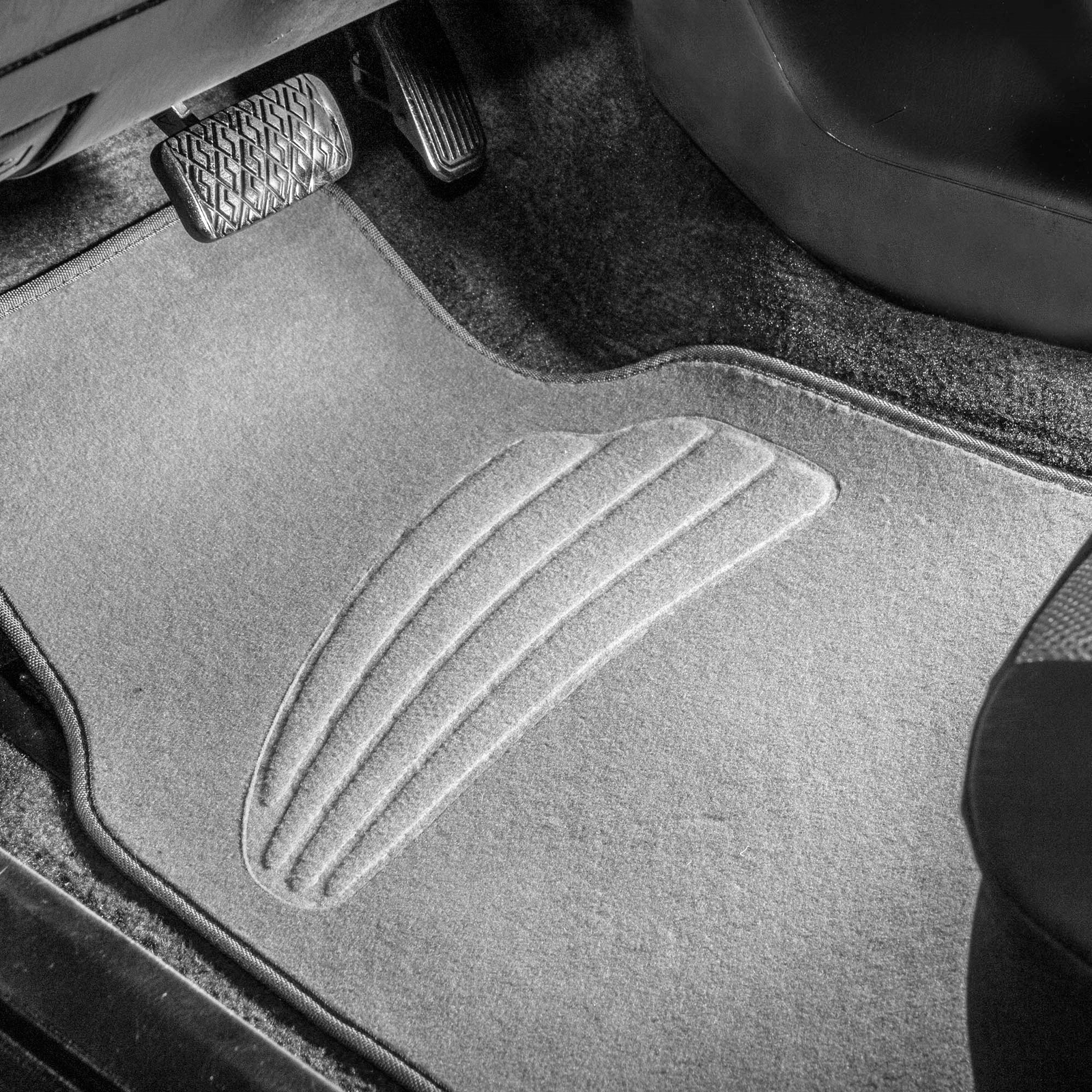 4 pcs Carpet Floor Mats Universal Fit for Car TODOTERRENO Van Gray w ...