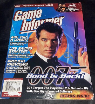 Game Informer Magazine August 2000 #88 007 Bond is Back | eBay