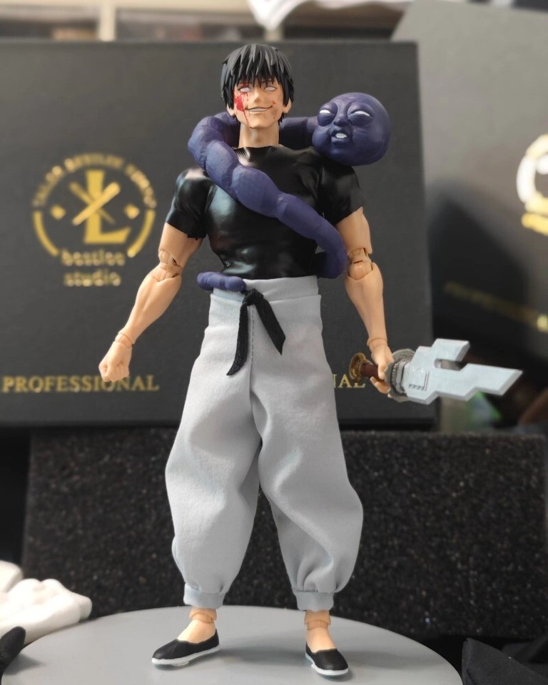 Custom Jujutsu Kaisen Fushiguro Toji Outfits for 1/12 Romankey Body（No ...