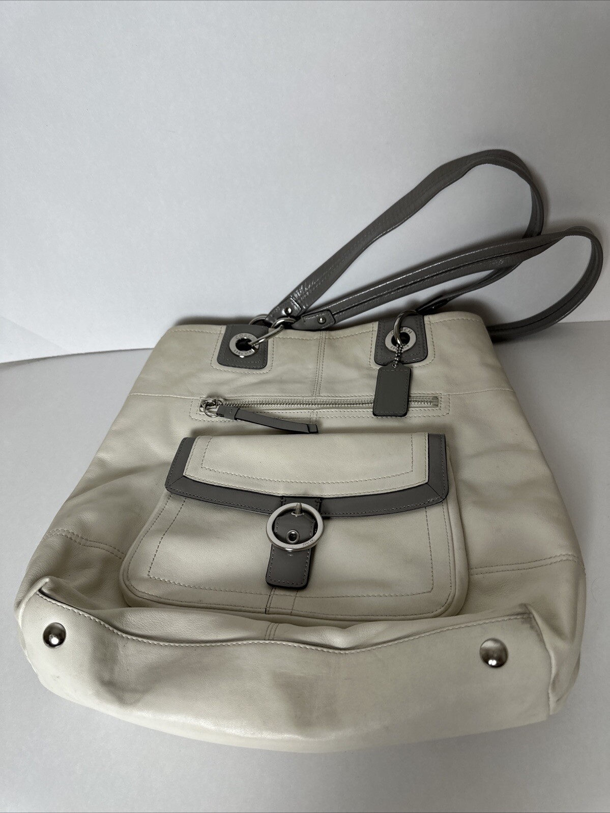 Coach Penelope Leather Convertible Satchel Cross-body… - Gem