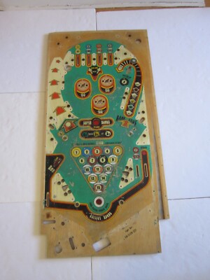 Rare Original 1977 Bally Eight Ball Pinball Machine Playfield | eBay