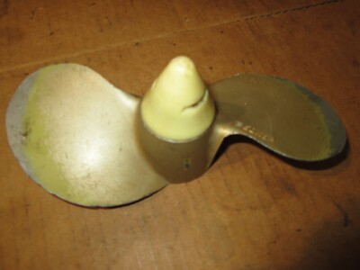 Chrysler OEM Pin Drive Aluminum 2 Blade Prop Propeller & Cone 6" Pitch ...