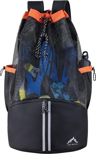 XL Scuba Diving Mesh Backpack - Holds Mask, Fins, Snorkel Gear ...