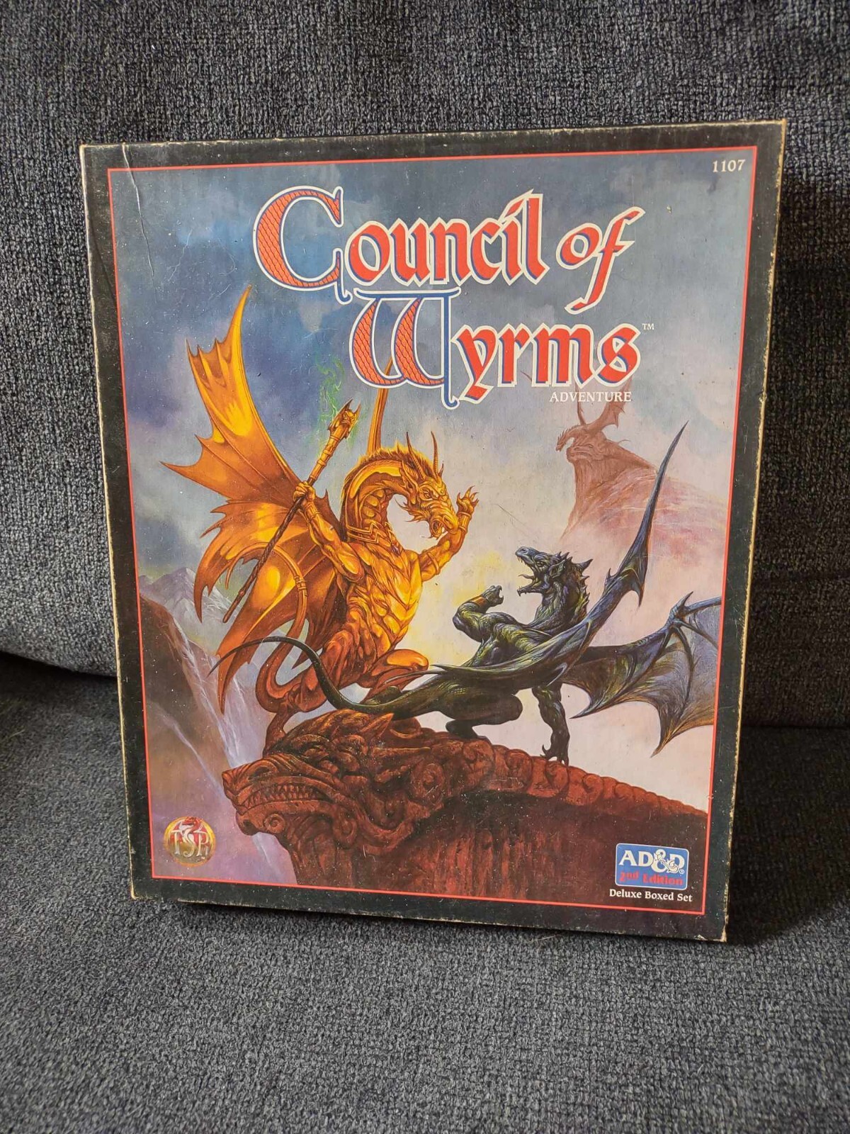 Advanced Dungeons & Dragons 2nd Edition Councul of Wyrms Delexe Box Set ...