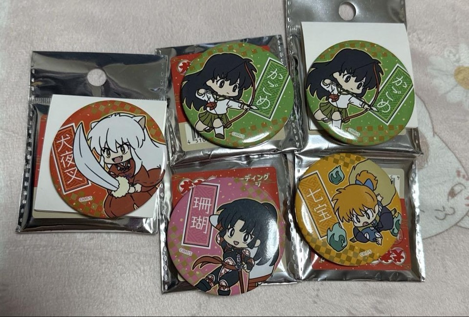 Inuyasha Acrylic Keychain Stand Can Badge Sesshomaru Kikyo Kagome | eBay