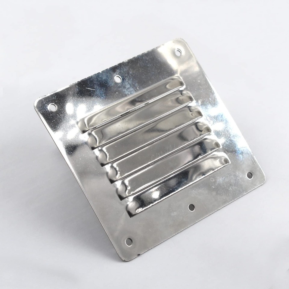 316 Stainless Steel Square Air Vent 115x127mm Grille Cover Circular ...
