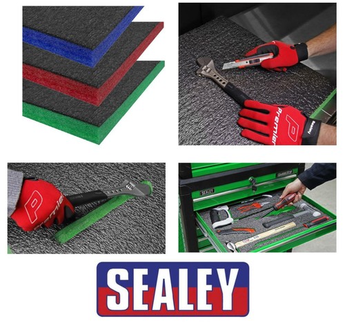 Sealey Easy Peel Shadow Foam Green Red Blue 1200 x 550 x 30mm SF30 | eBay