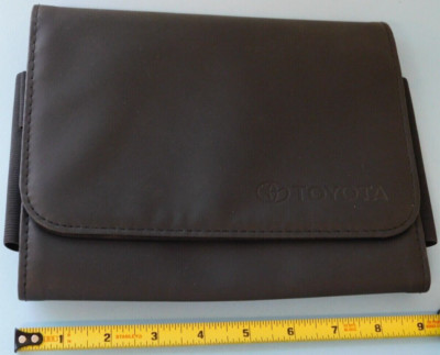 TOYOTA LEATHER CASE FOR OWNER'S OWNERS MANUAL OPERATORS USER GUIDE | eBay