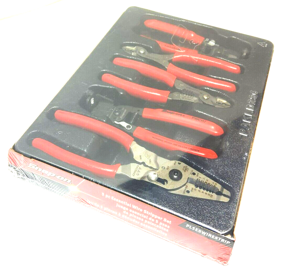 Snap-on PL5ESWIRESTRIP 5pc Essential Wire Stripper Set | Size: 16in ...