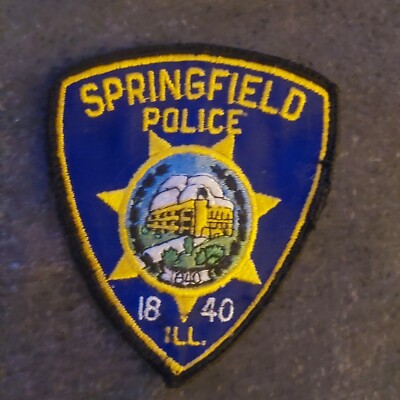 Springfield Illinois - Police Department - "1840" - Sew On Shoulder ...