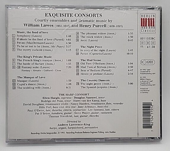 William Lawes - Lawes, Macdermott & Purcell: Exquisite Consorts - (CD ...