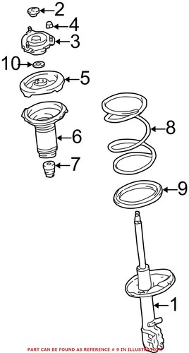 Genuine OEM Coil Spring Insulator For Toyota 4815832030 | eBay