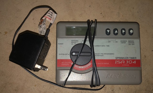 Rain Bird Isa-304 Automatic Indoor Sprinkler Timer 4 Station for sale online | eBay