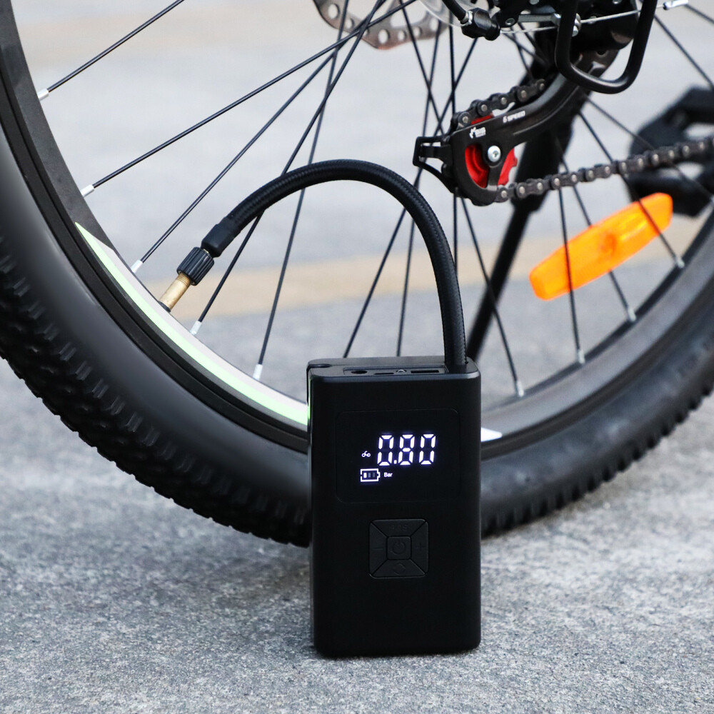 150 PSI Air Compressor Tire Inflator Fits Car Moto Bike Tires Air Pump ...