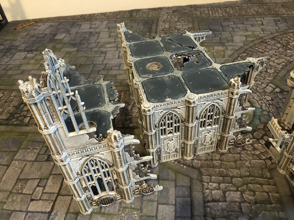 Warhammer 40k Imperial Sector Imperialis Terrain BASILICANUM OOP RARE ...