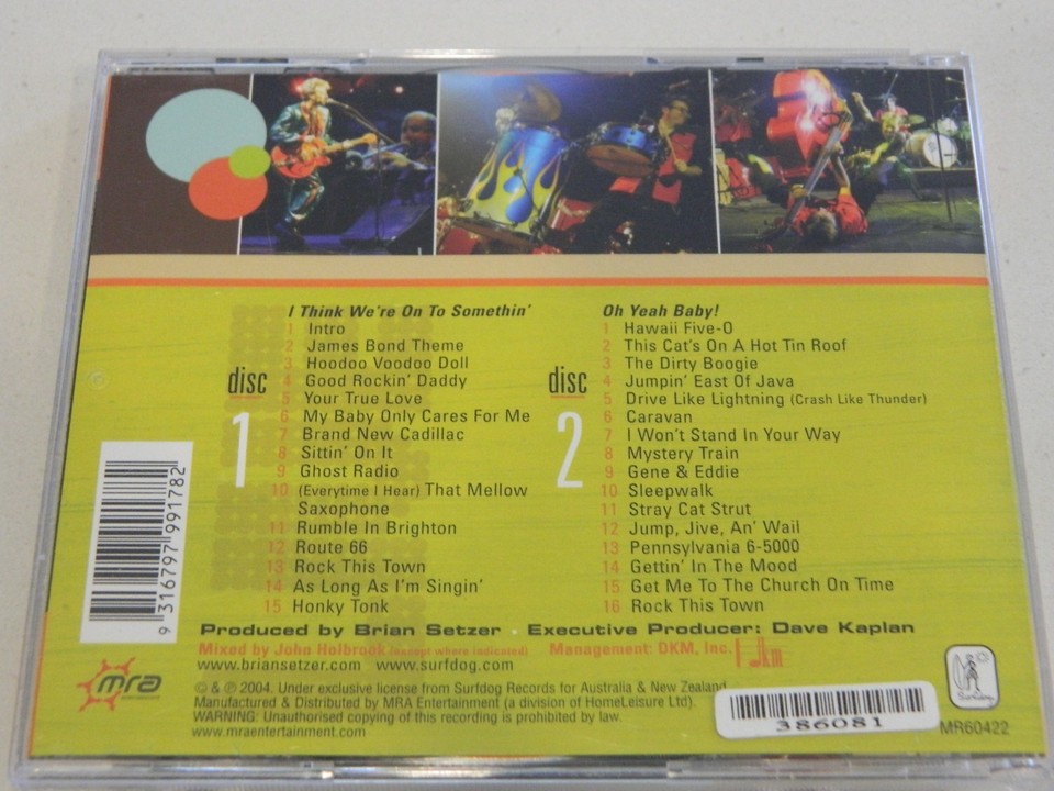 Brian Setzer Orchestra – The Ultimate Collection -- Recorded Live 2CD ...