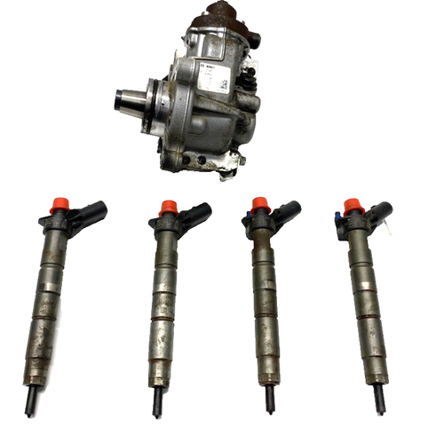 A6540700187 MB 2,0 CDi DIESEL Set of 4x Deiesel injectors +Fuel pump ...