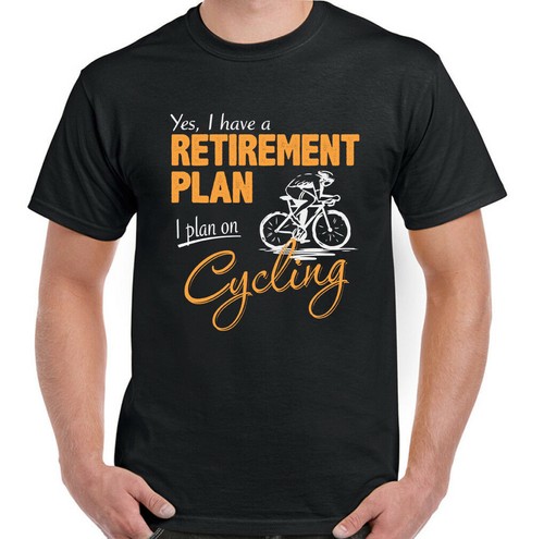 Cycling T-Shirt Mens Funny Cyclist Road Racer Bike MTB Bicycle ...