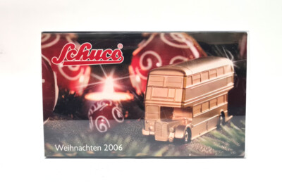 Schuco Piccolo AEC RT Doppeldecker gold Sondermodell 2006 limitiert ...