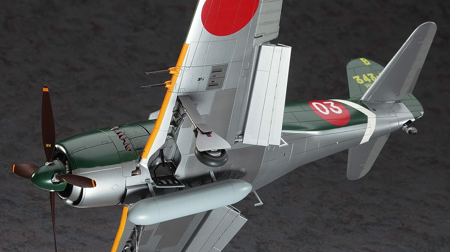 Big size Hasegawa 1/32 JP Navy Kawanishi N1K2-J Local Fighter Shiden ...