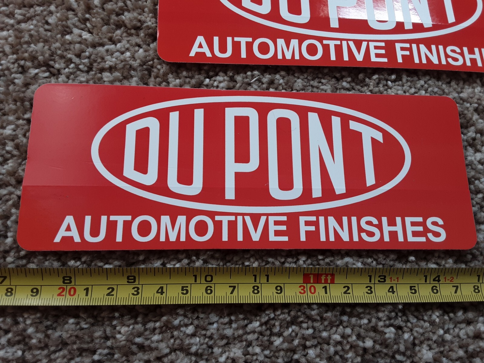 Lot of 2 Dupont Automotive Finishes Racing Decals Stickers Nascar Stock ...