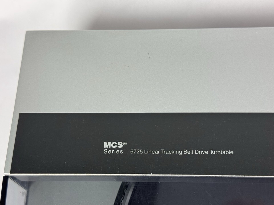 Vintage MCS Series 6725 Linear Tracking Turntable | eBay