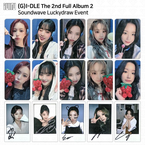 (G)I-DLE G-IDLE 2nd Full Album 2 Two Soundwave Lucky Draw Photocard ...
