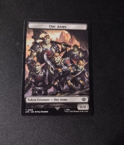 Orc Army Token (0005) Lord of the Rings: LTR MTG Magic the Gathering | eBay
