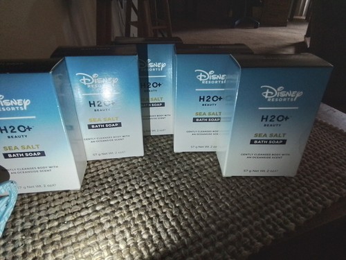 5 DISNEY RESORTS H20 Sea Salt Oceanside Scent Bath Soap 2 oz Each NEW ...