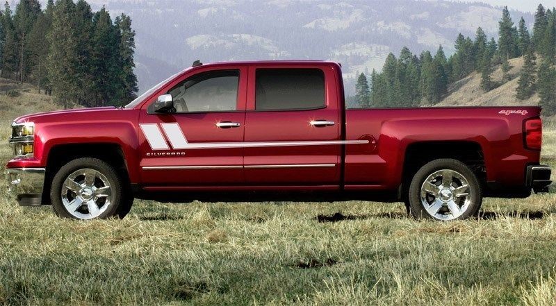 2000-2019 Truck Vinyl Graphics Kit Stripes Decals Sierra Silverado F ...