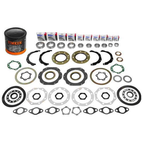 Swivel Hub Spindle Wheel Bearing Kit + Grease for Landcruiser 80 + 105 ...