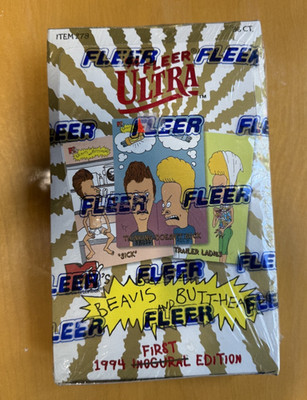 BEAVIS AND BUTT-HEAD 1994 FIRST EDITION WAX BOX TRADING CARDS 36 PACKS ...