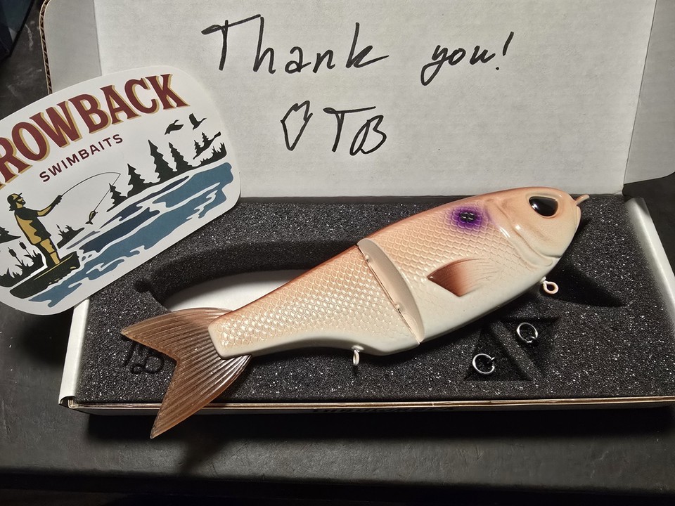 Throwback Baits PB&J Shad Metro Glide - Brand New | eBay