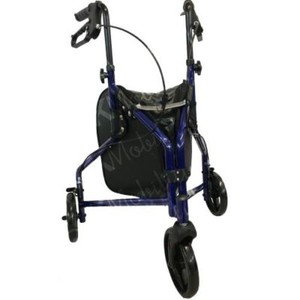 Lightweight Tri-Walker 3 Wheel Folding Rollator Mobility Walking Aid ...