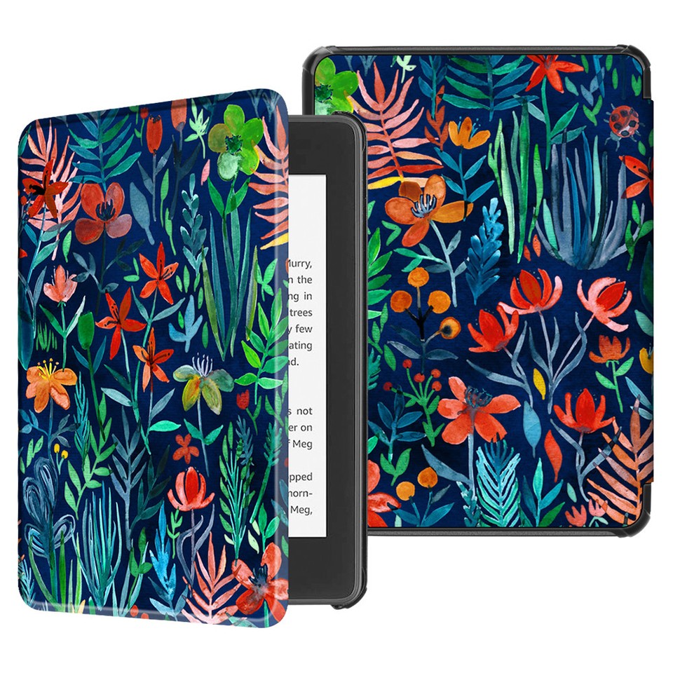 For Amazon Kindle Paperwhite 10th Gen 2018 Leather Case Cover Auto ...