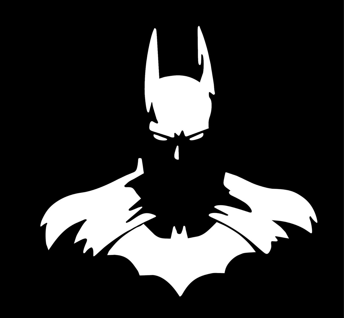 Batman Logo Black And White