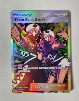 POKEMON TCG TEAM SKULL GRUNT 149/149 SECRET RARE HOLO SUN & MOON - NM | eBay