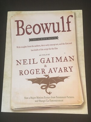 BEOWULF: THE SCRIPT BOOK by Neil Gaiman & Roger Avary, Softcover ...