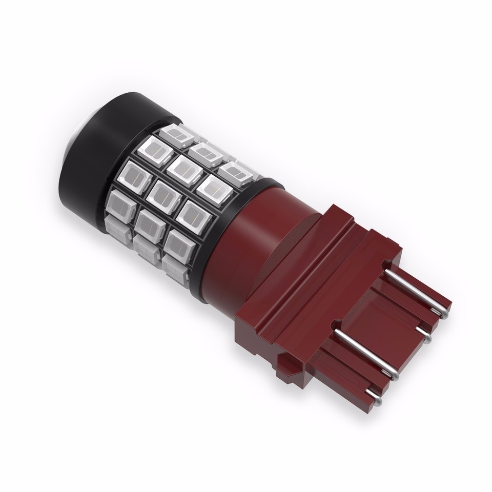 Alla Lighting Brake Turn Signal Light 3057 Red LED Bulb Blinker Lamps ...